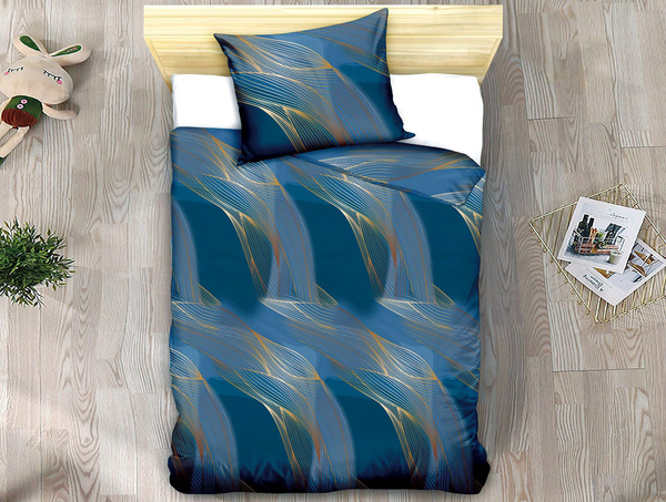 Pościel 140 x 200 2cz Satynowa Dalwin 828 | Łóżkoholicy